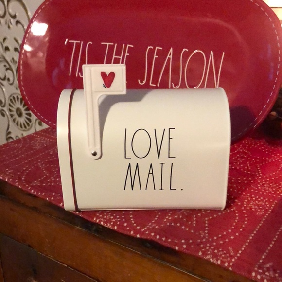 Rae Dunn | Holiday | Rae Dunn Love Mail Tin Mailbox | Poshmark